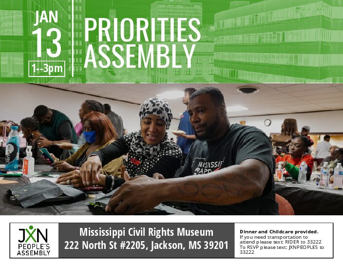 Priorities Assembly – Jackson People's Assembly